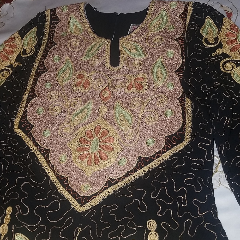 Palestinian Thobe Thawb Arabic Dress - Gem